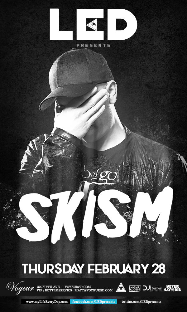 SKisM at Voyeur San Diego - February 28th, 2013 :: presented by LED