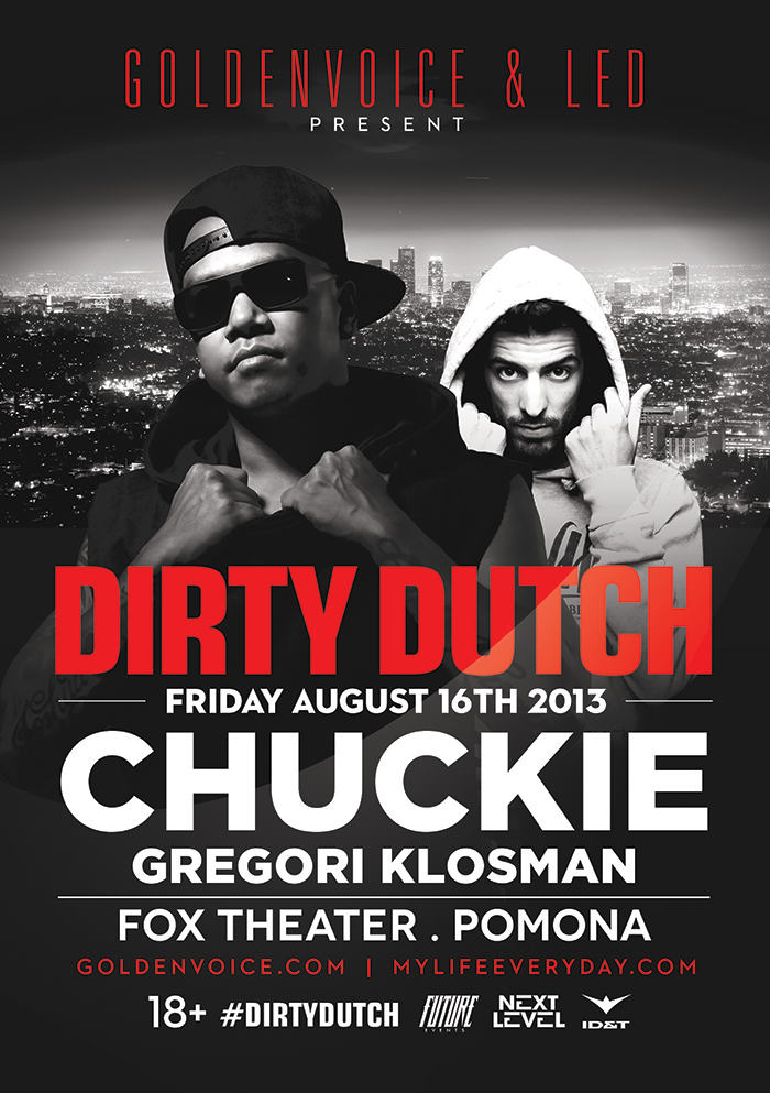 Chuckie - August 16th at Fox Theater Pomona - Presented by Goldenvoice ...
