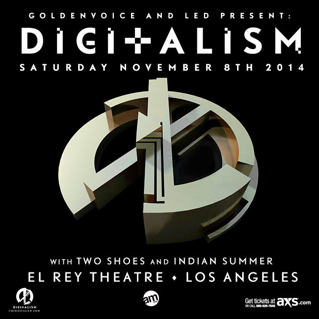Digitalism LIVE at El Rey Theatre - November 8th - LED Presents